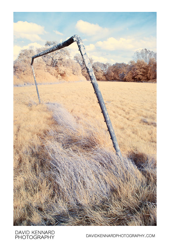 [IR] Old goal posts · David Kennard Photography